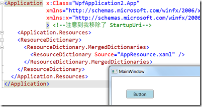 程湘之間: WPF 應用程式，App.xaml 不使用 StartupUri 時無法套用 ResourceDictionary